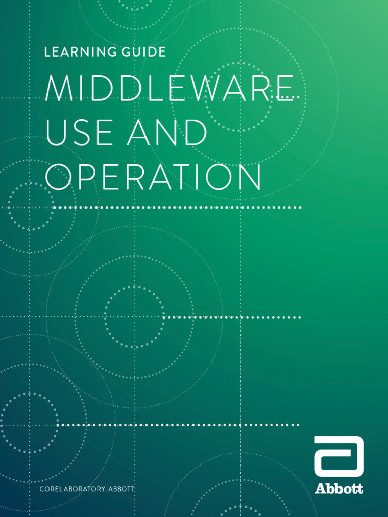 Middleware Use & Operation Learning Guide | PDF | Electronic Health ... Middleware Use & Operation Learning Guide | PDF | Electronic Health ...