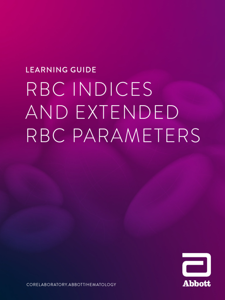 RBC Indices & Parameters Learning Guide | PDF | Anemia | Red Blood Cell