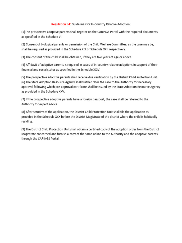 In-Country Relative Adoption Guide | PDF
