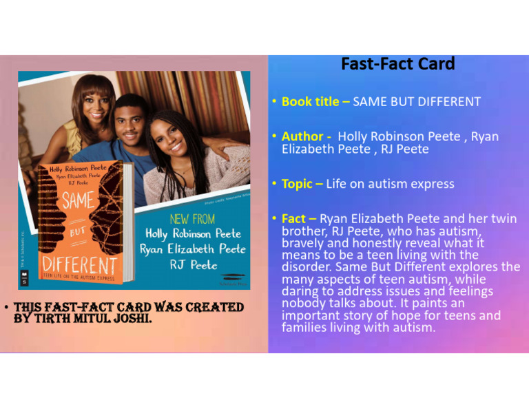 fast fact card tirth | PDF
