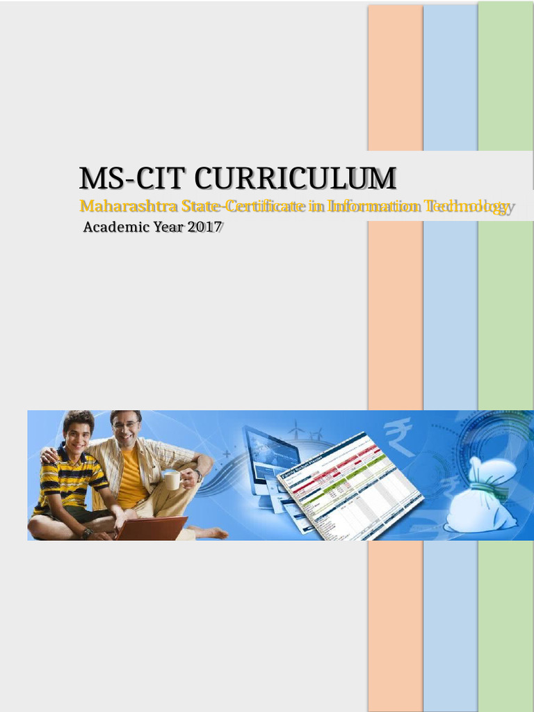 MS-CIT 2017 IT Skills Curriculum | PDF | Online And Offline | Computing