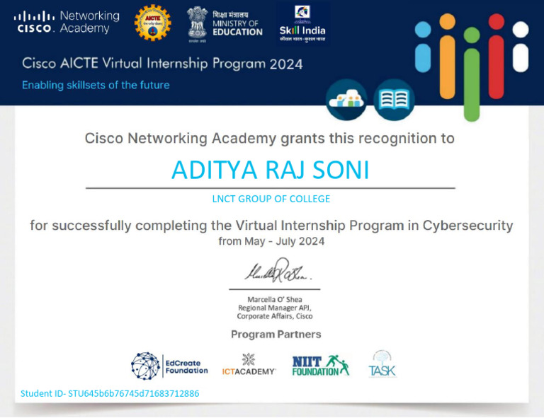 Cisco Aicte Virtual Internship | PDF