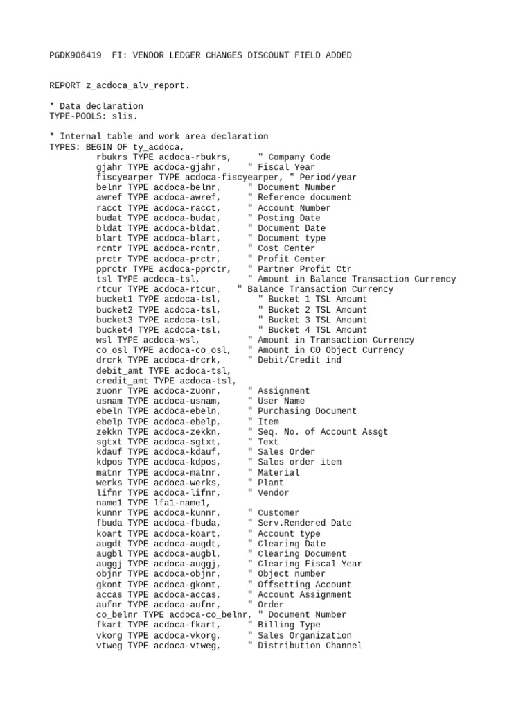 VENDOR LEDGER CHANGES 24.10.2024 | PDF | Computing | Software Engineering