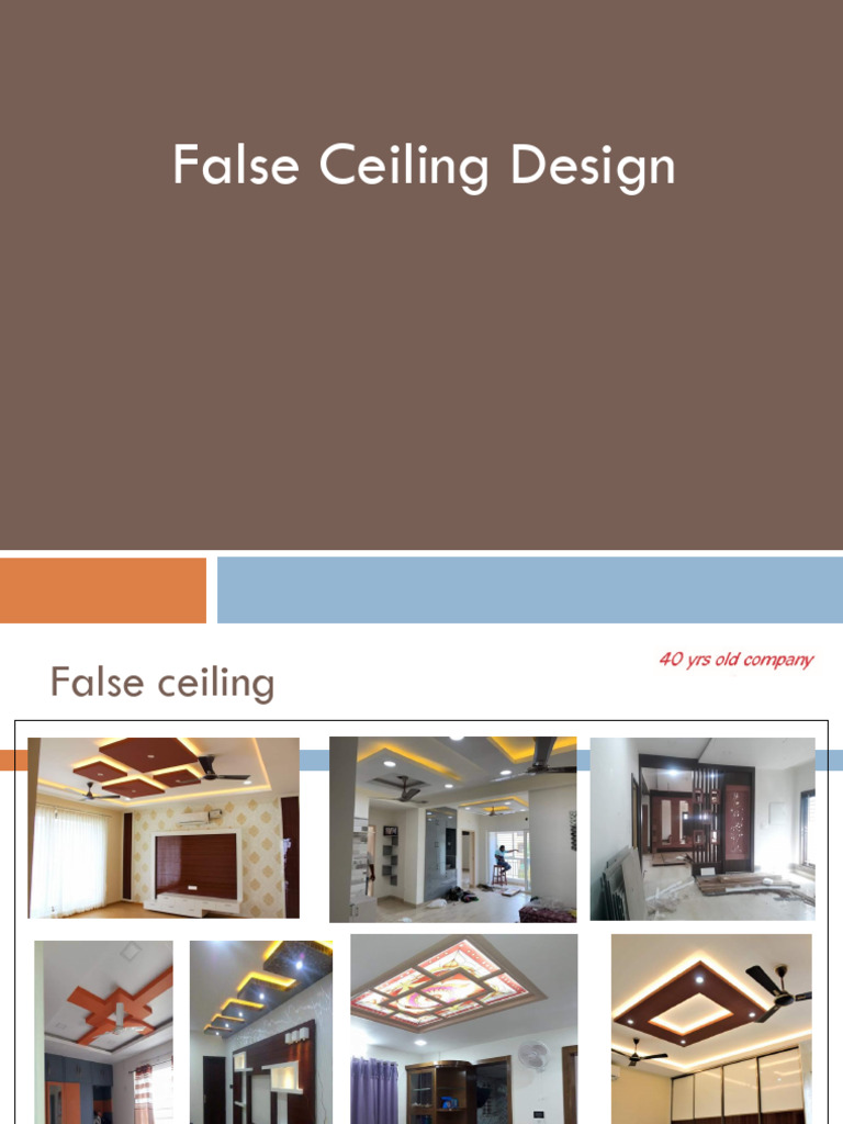 False Ceiling Designing | PDF