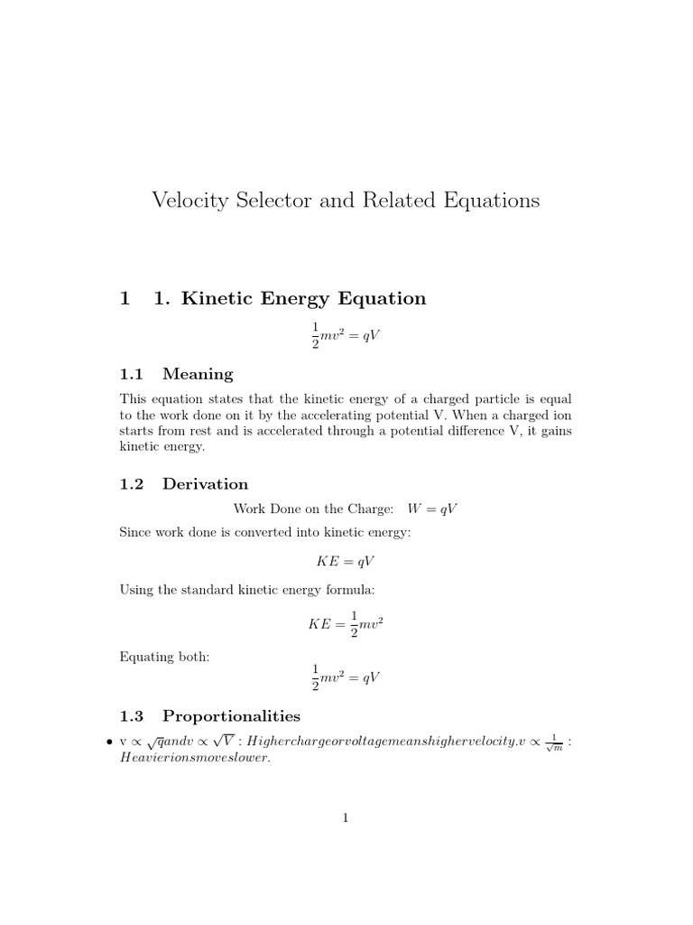 Physics_Formulas | PDF | Force | Acceleration