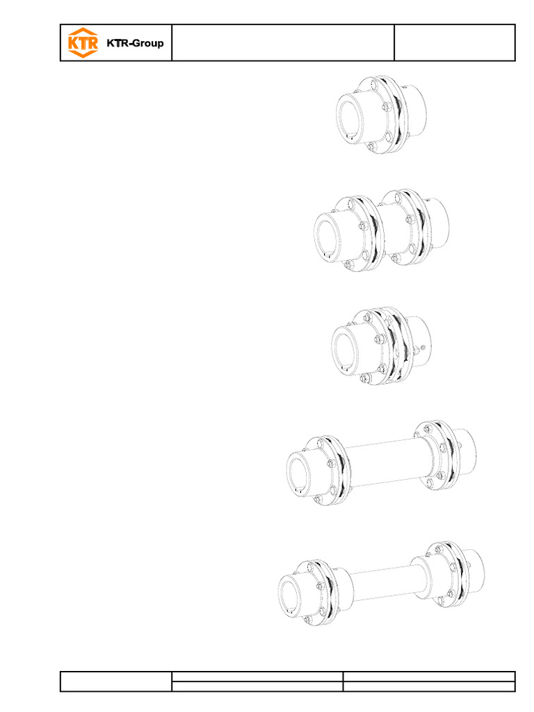Manual de Montagem Acoplamento KTR RADEX N | PDF | Parafuso | Porca ...