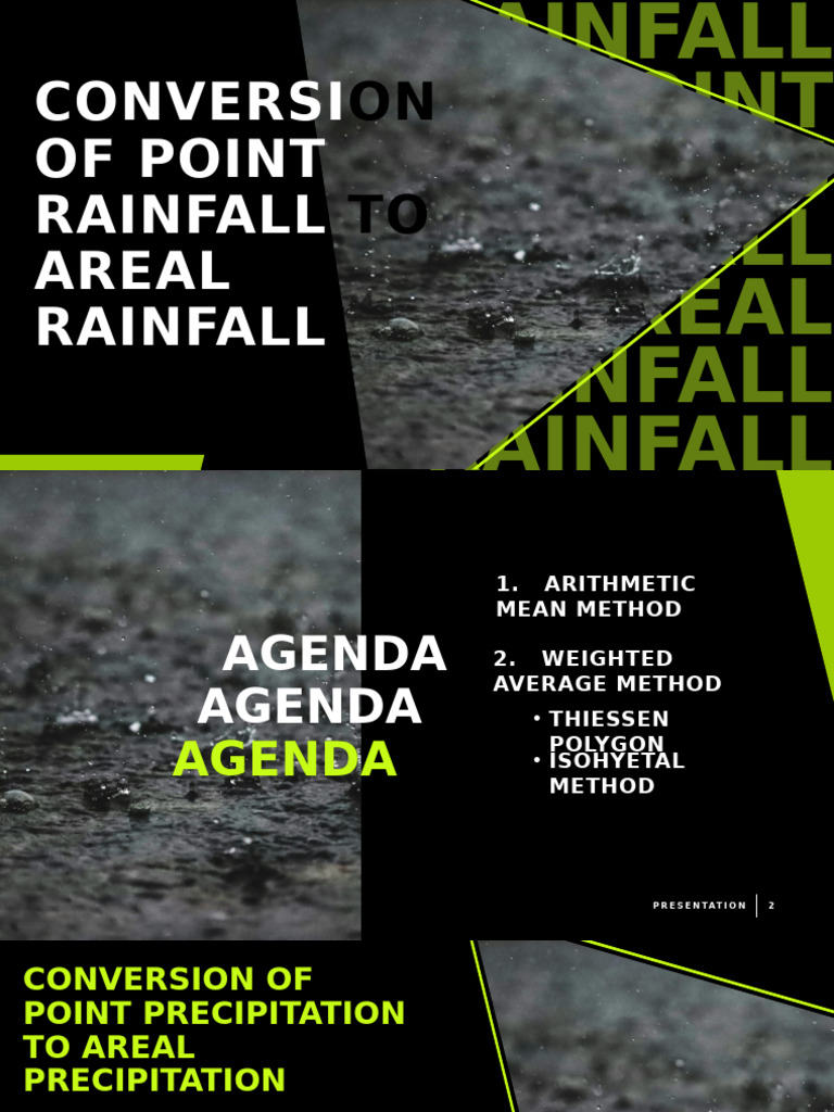 Conversion of Point Rainfall To Areal Rainfall | PDF | Contour Line | Mean