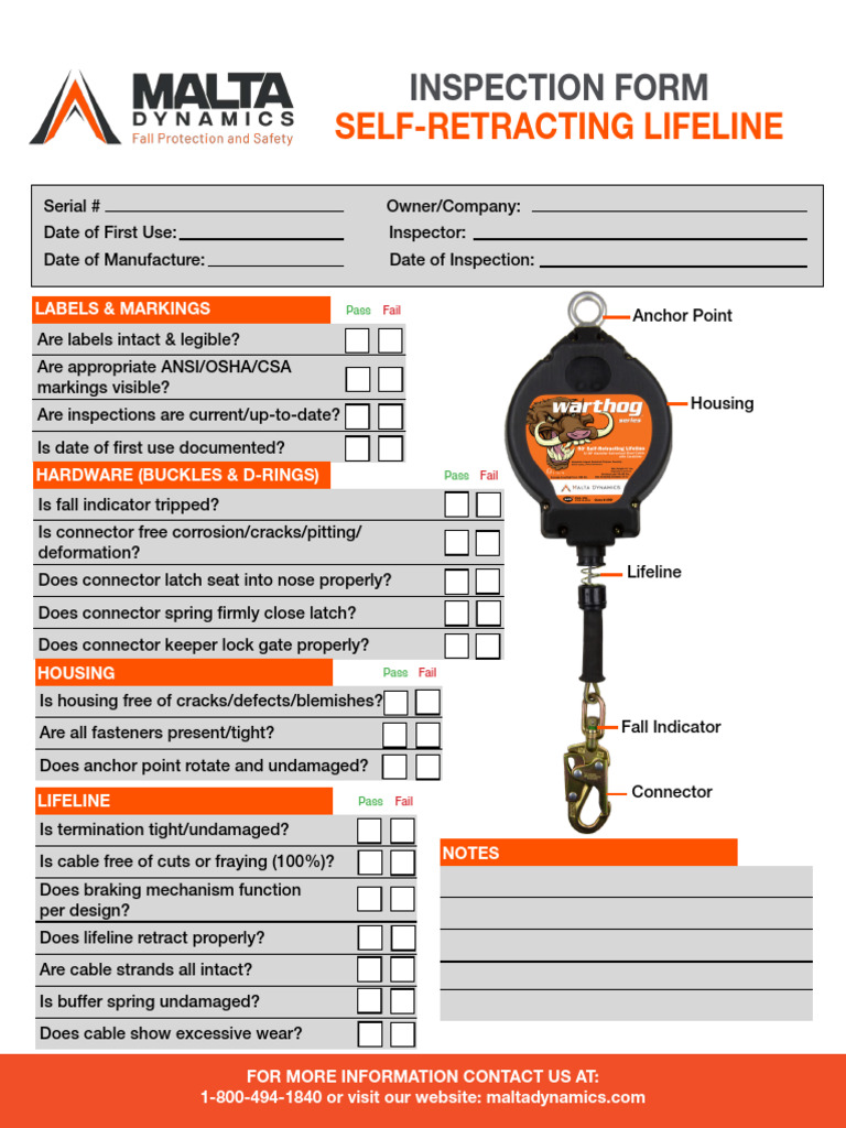 Inspection Form SRL-Fillable | PDF