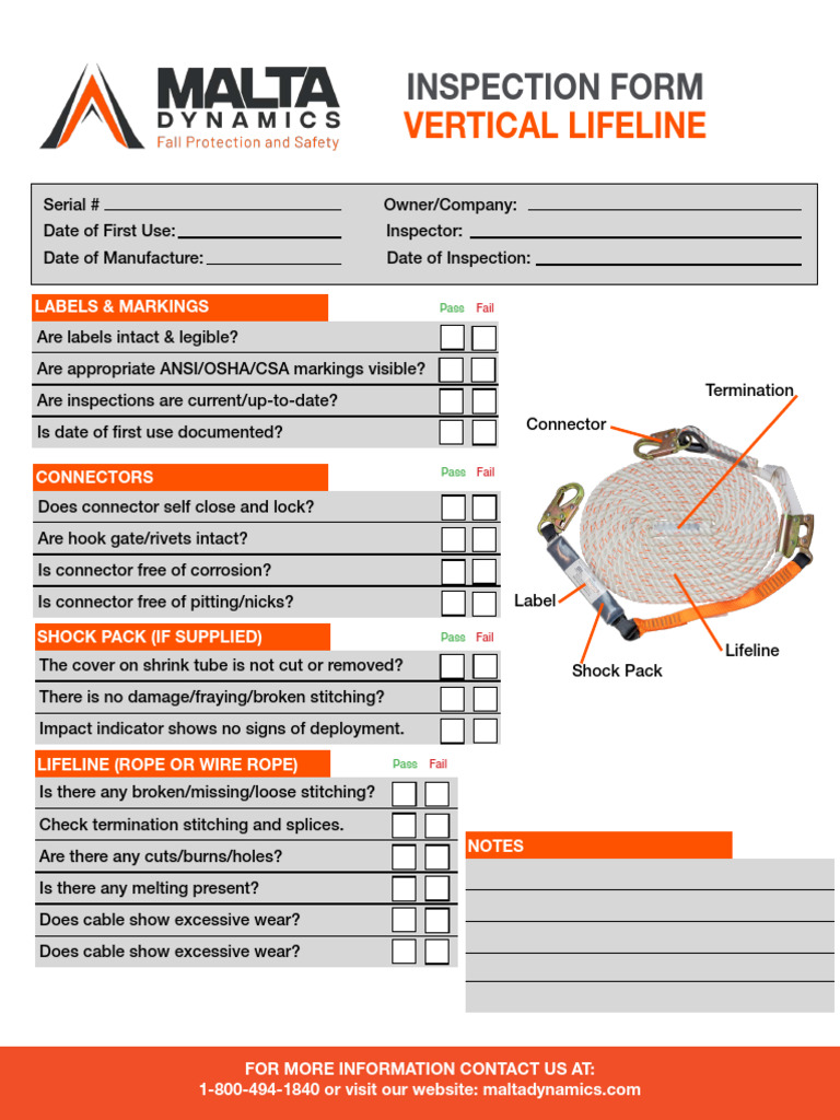 Inspection Form VLA-Fillable | PDF