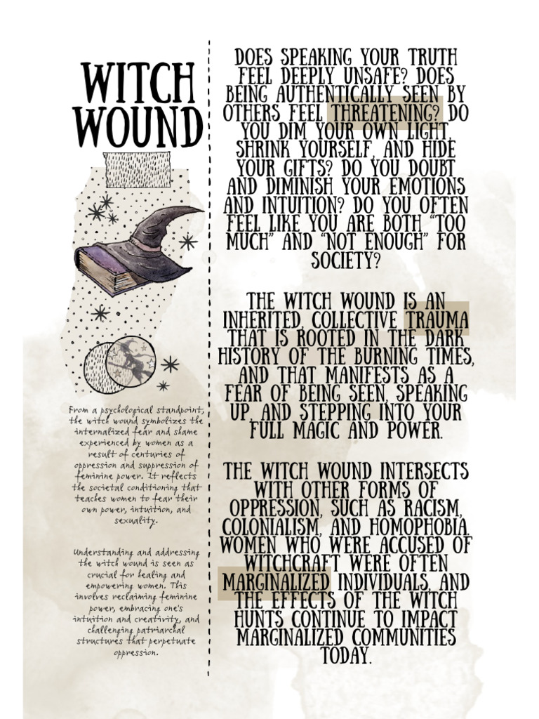 Understanding and Healing the Witch Wound | PDF