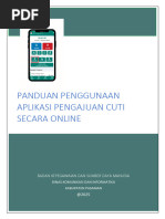 Panduan Aplikasi E-Cuti ASN Sumut | PDF