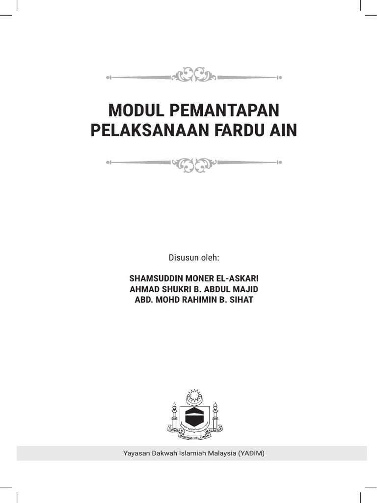 Modul Fardu Ain: Panduan Ibadah Islam | PDF