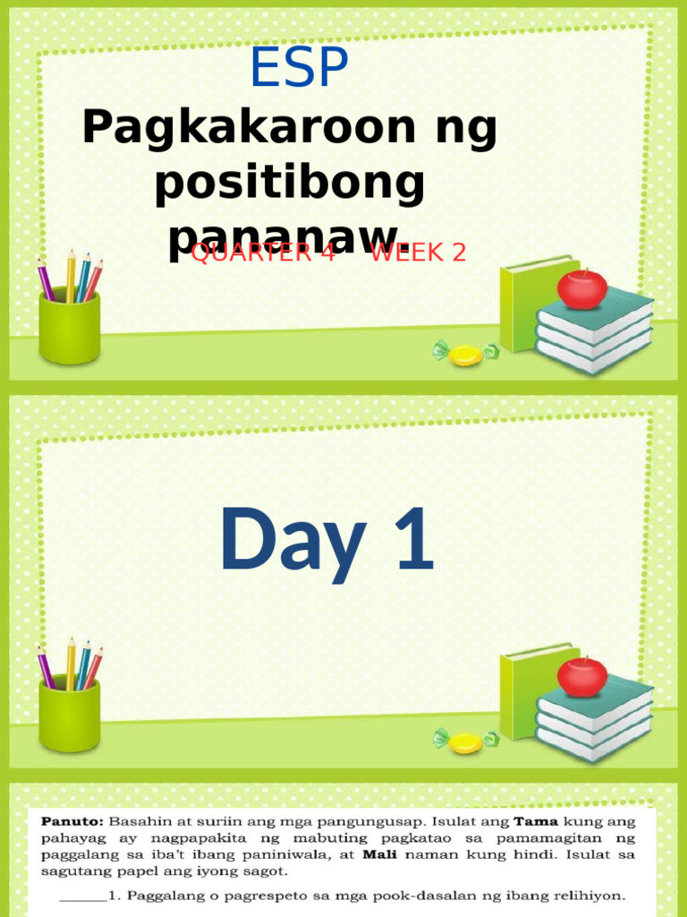 Q4 PPT WEEK 2 EsP-6 | PDF