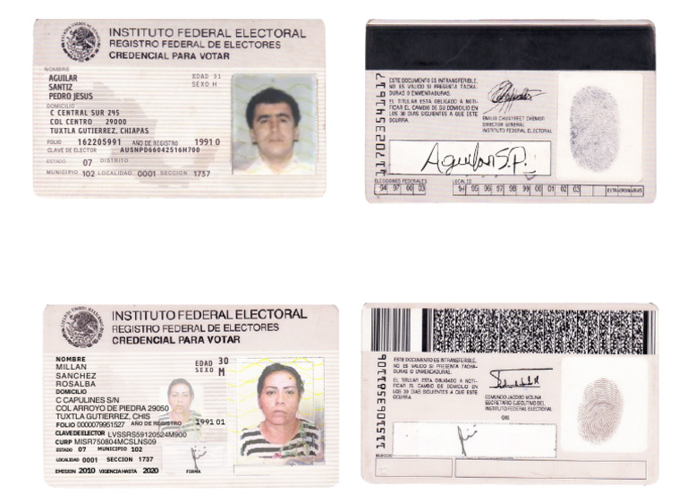 Ime para Mujer y Hombre Formatos Originales PDF | PDF