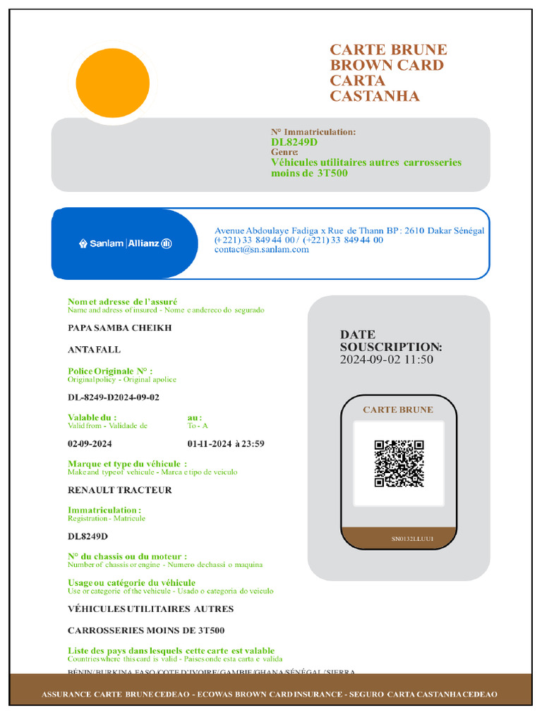 CEDEAO Cheikhe Anta Fall | PDF