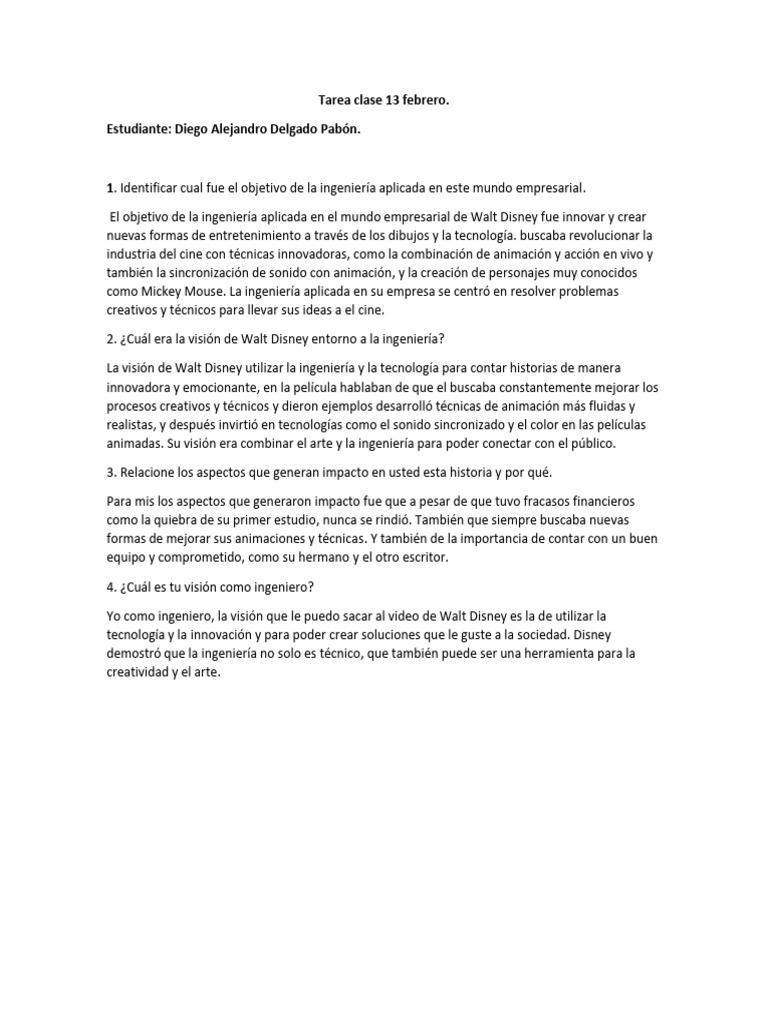 Tarea 13 Febrero | PDF