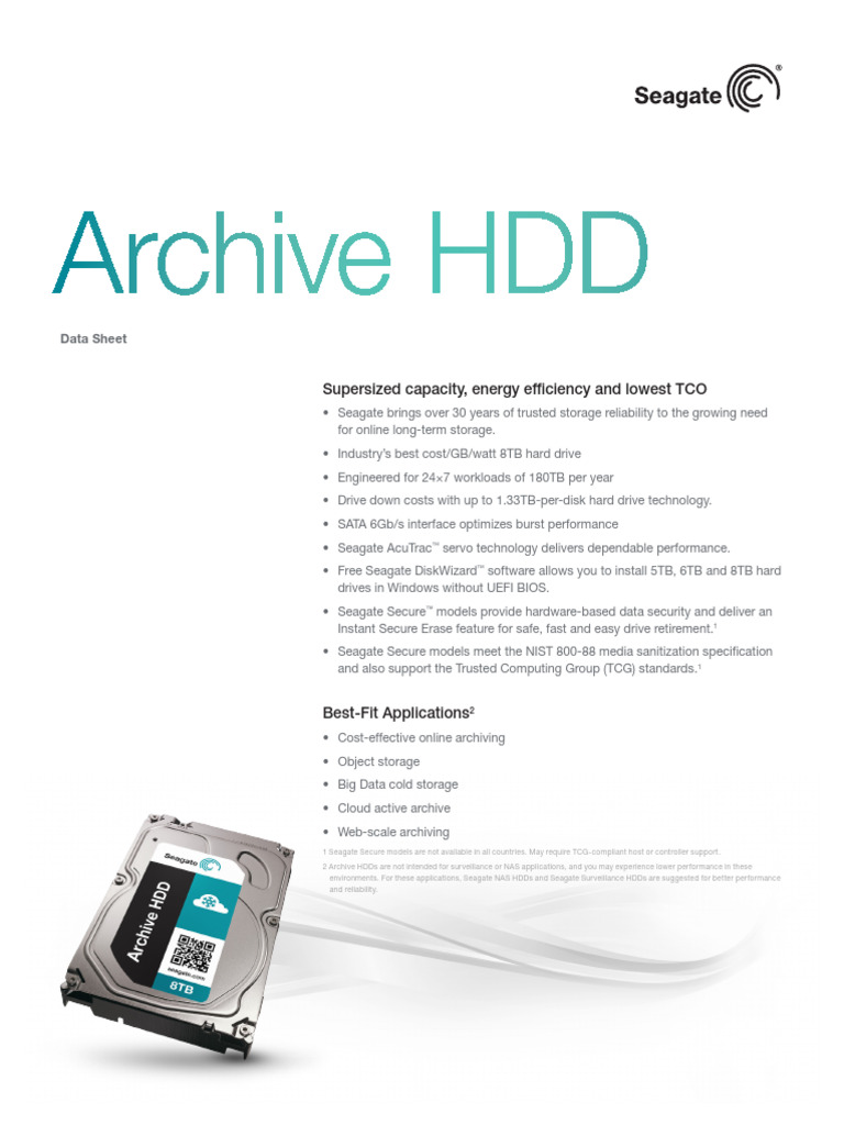 archive-hdd-dS1834-3-1411us | PDF | Hard Disk Drive | Computer Data Storage