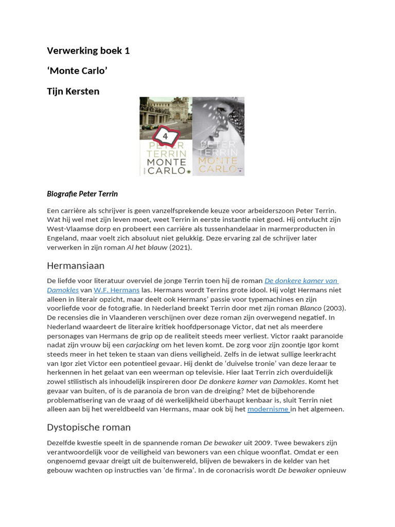 Verwerking boek 1 | PDF