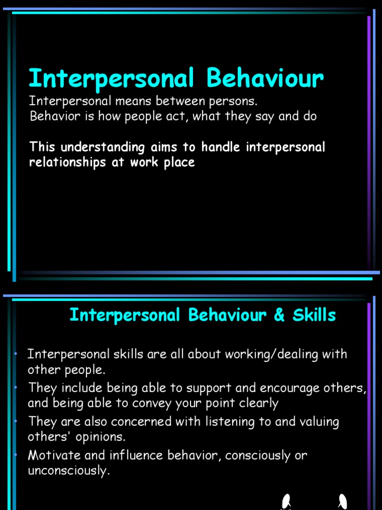 Understanding Interpersonal Behavior and Skills Through Transactional Analysis and the Hawthorne ...