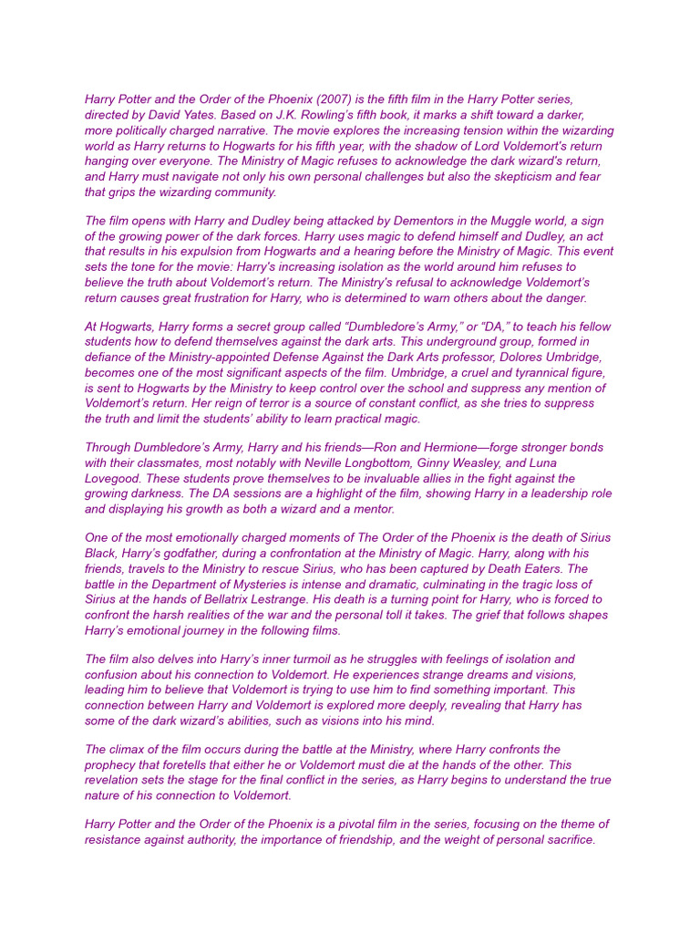 Harry Potter5 | PDF | J. K. Rowling | Mythography