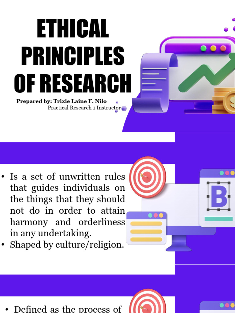 Lesson 4 - Ethical Principles of Research | PDF | Data