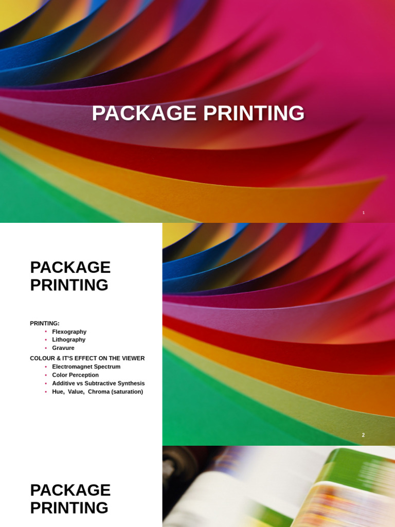 02 - Package Printing | PDF | Lithography | Printing