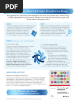VIA Signature Strengths Scoring Sheet | PDF | Humility | Behavior ...