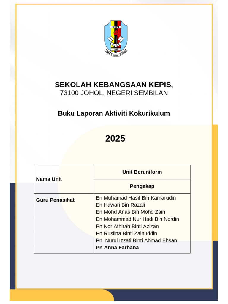 1.1 Fail Laporan Pengakap | PDF