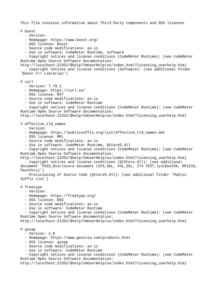 oss info | PDF | Software | Software Industry