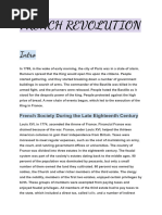 History Chapter 1 The French Revolution Class 9 Notes PDF | PDF ...