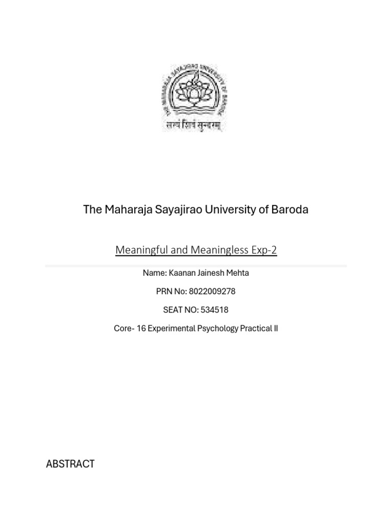 Learning Speed: Meaningful vs. Meaningless | PDF | Learning | Classical ...
