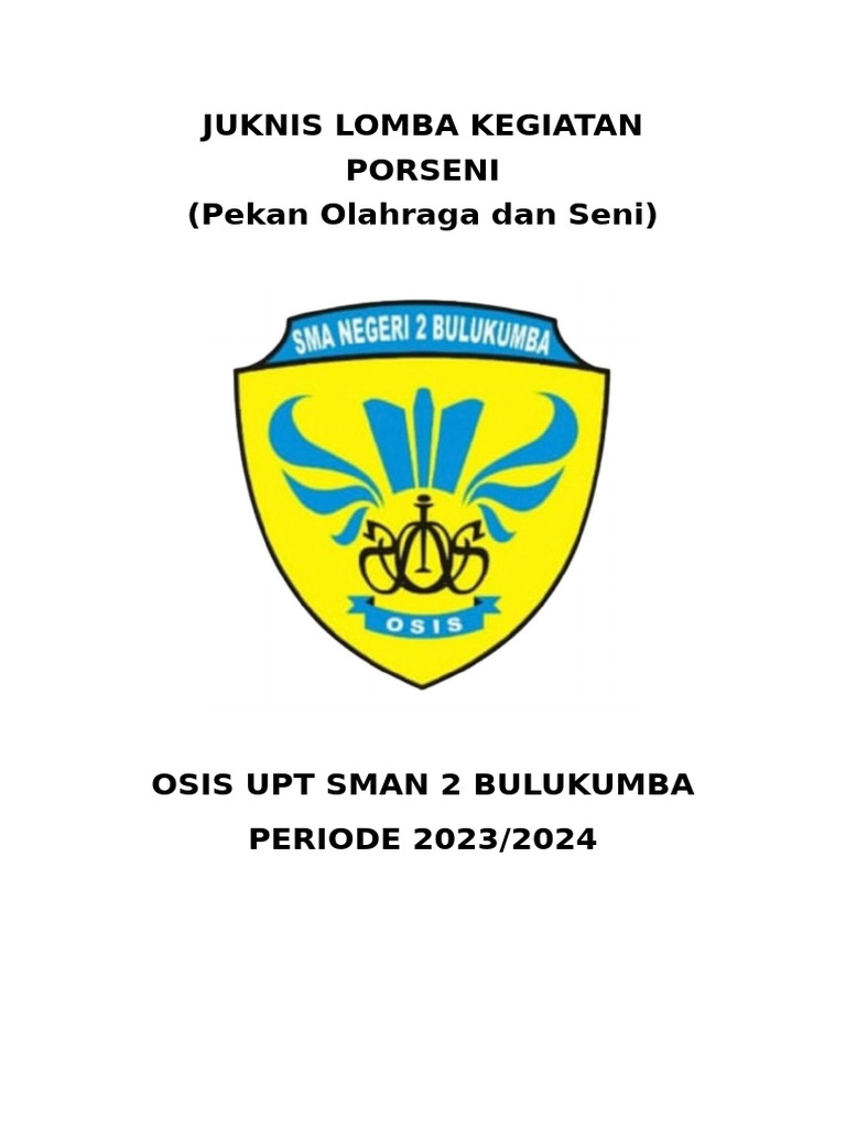 Juknis Porseni Smada | PDF