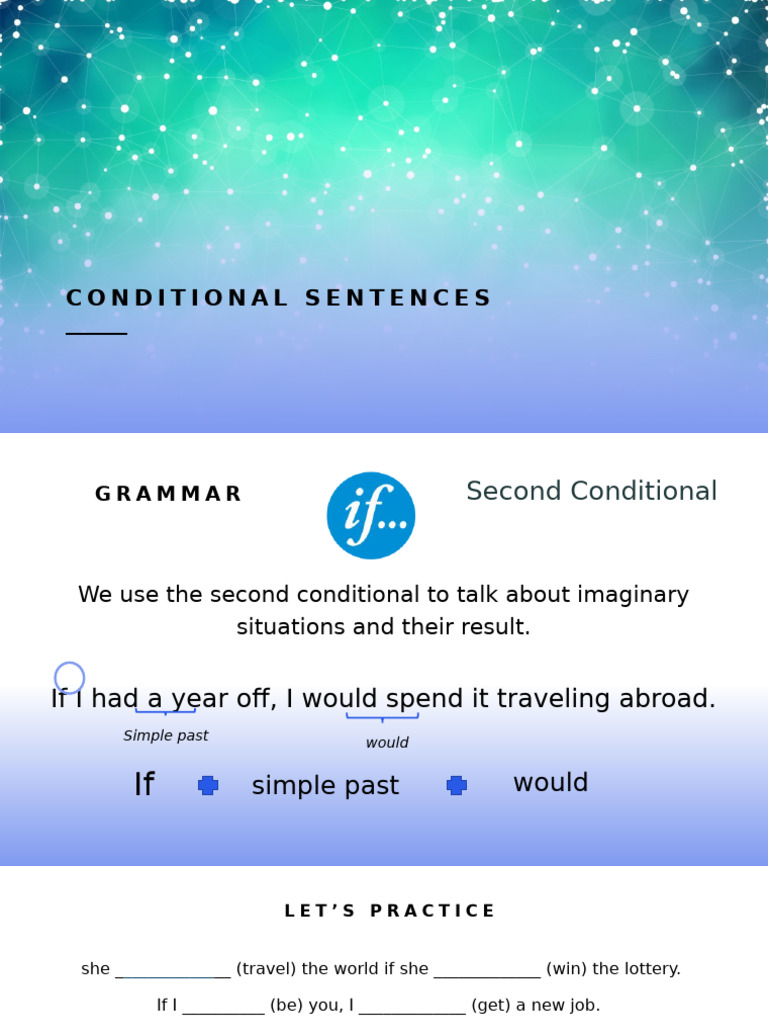 Understanding Second Conditional Usage | PDF