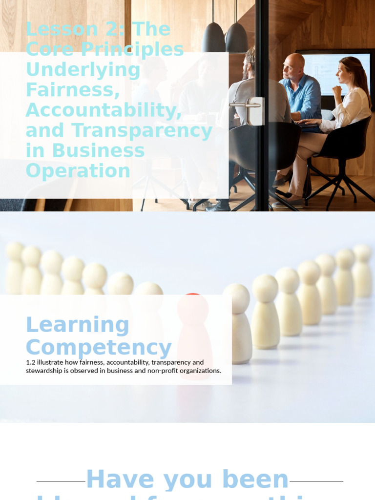 Fairness, Accountability, and Transparency in Business | PDF | Audit ...