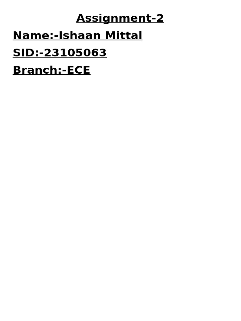 ECE Assignment 2: Networking Protocols | PDF