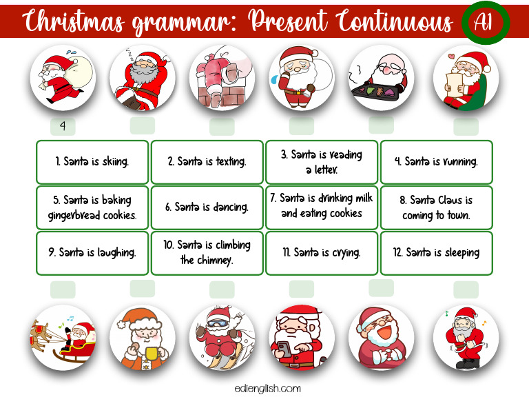 Santa's Christmas Activities Explained | PDF