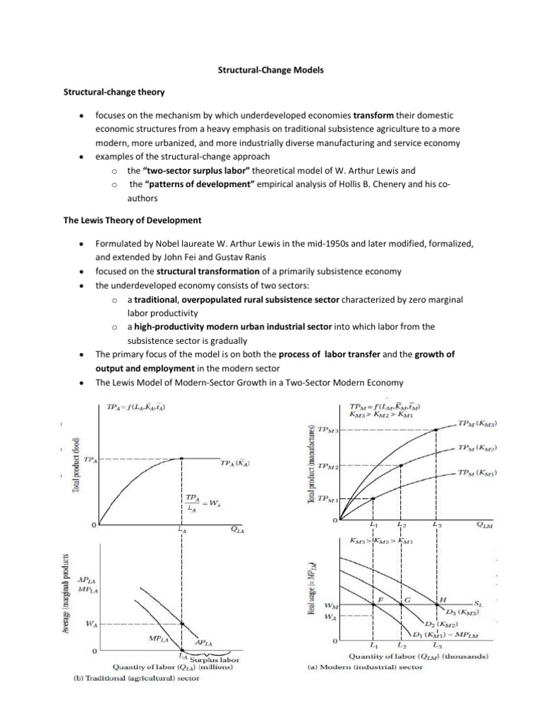 Structural-Change Models Explained | PDF