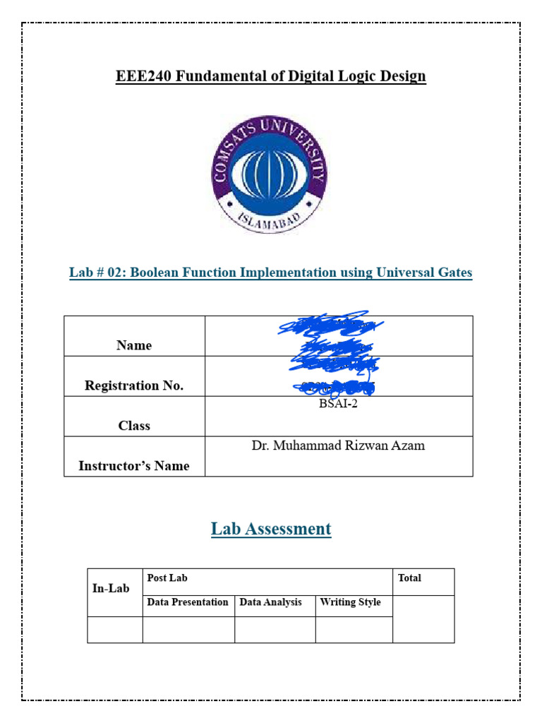 Lab Report 2 | PDF | Logic Gate | Electronic Circuits