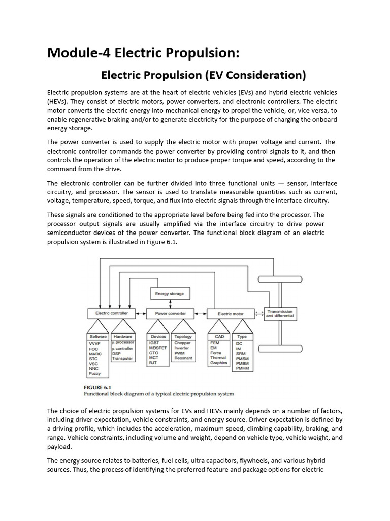 Electric-Vehicle-4th-Module... | PDF | Electric Motor | Electromagnetic Induction
