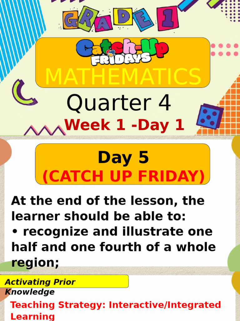 GR1-CATCH UP MATHEMATICS | PDF | Learning | Concept