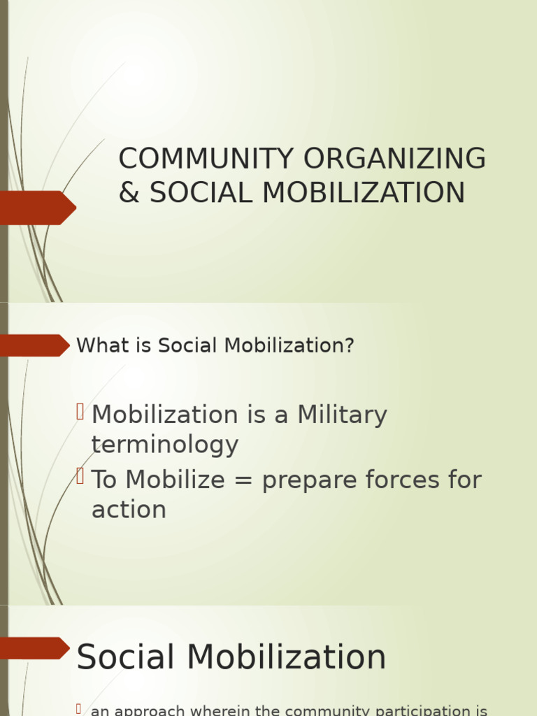Community Organizing for Social Change | PDF | Evaluation | Community
