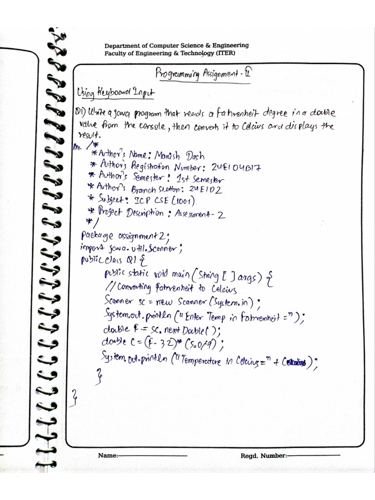 Lab Assignment-2 Answers | PDF