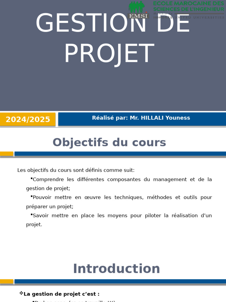 GDP EMSI | PDF | Gestion de projet | Essai clinique