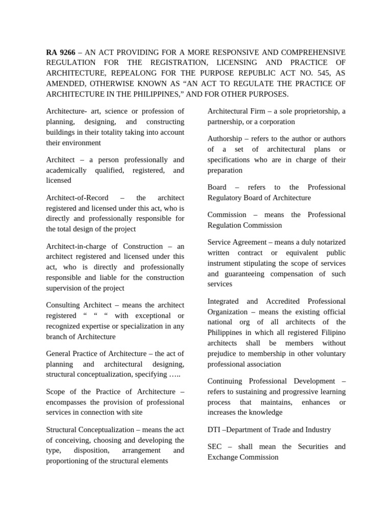 Prof Prac Reviewer | PDF | Architect | Business