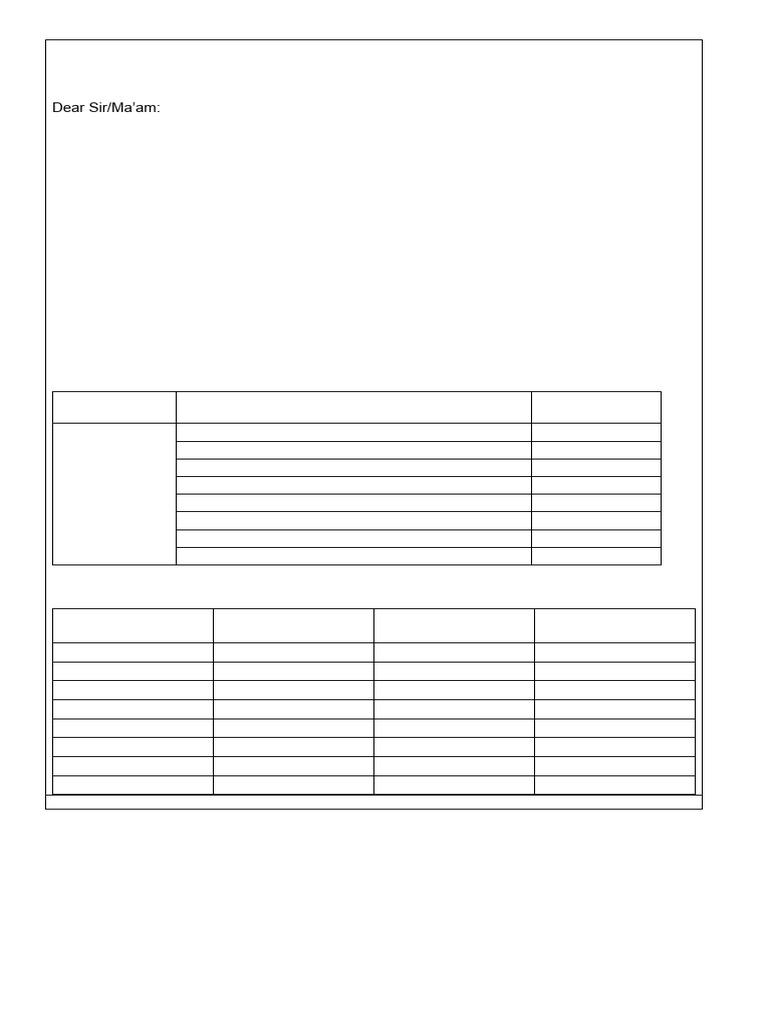Excuse Letter Grade 10 | PDF