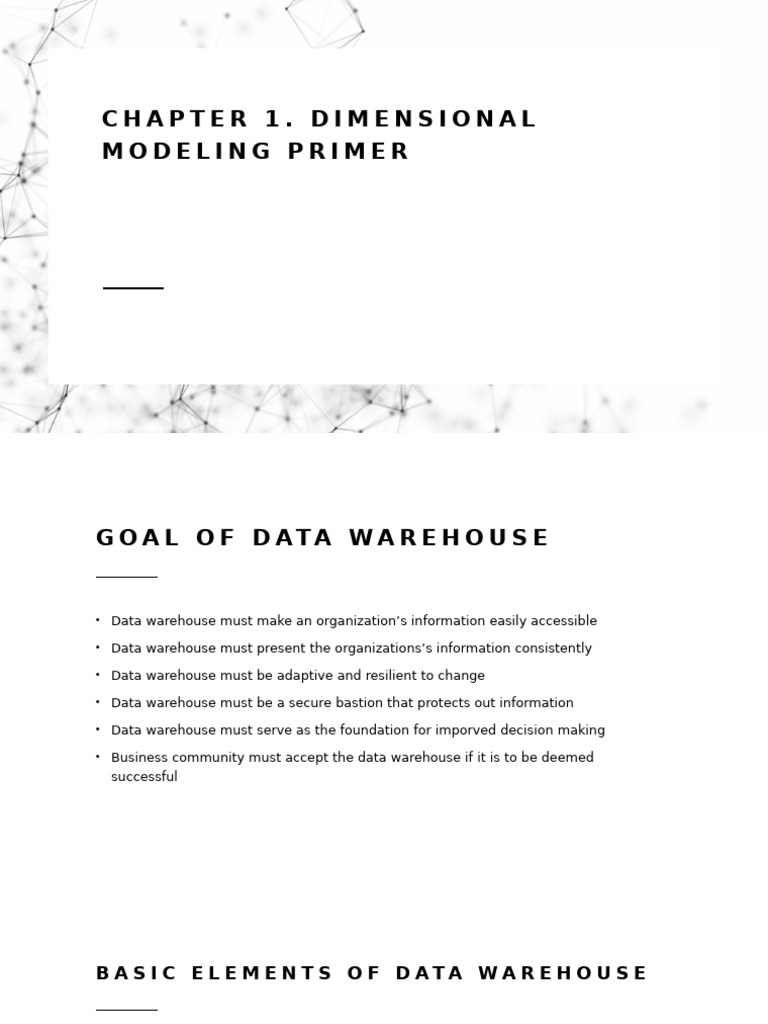 Data Warehouse Dimensional Modeling Guide | PDF | Data Warehouse | Data Management