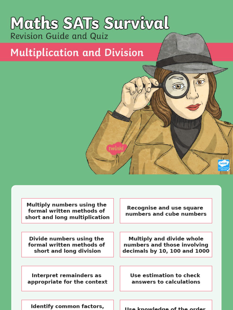 Maths Mastery Y6 Multiplication and Division Revision Guide | PDF ...
