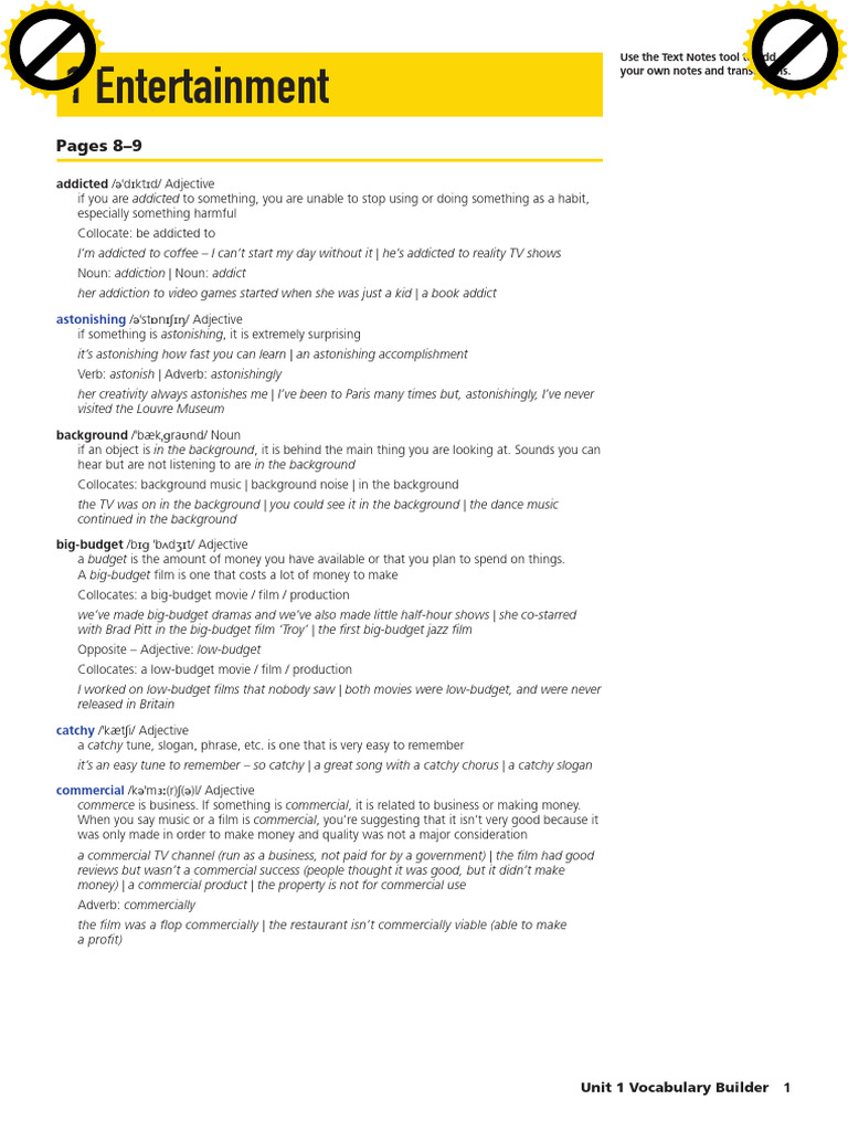 B2+_VB_Unit 1 | PDF | Adjective | Adverb