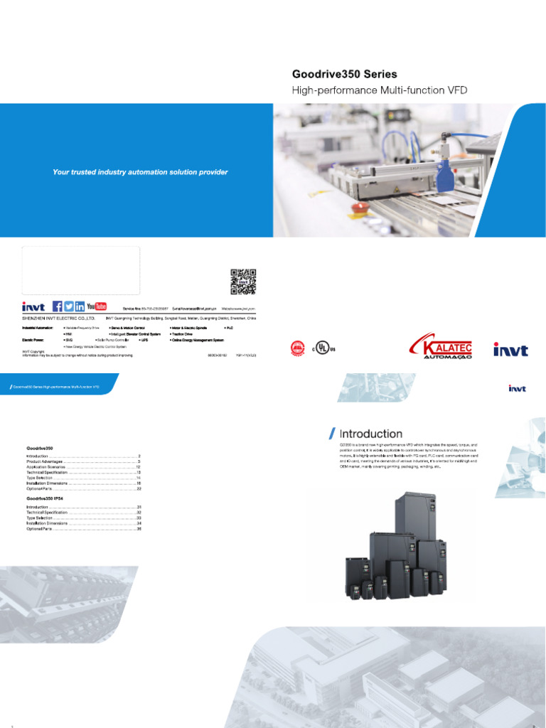 GD350-catalogo-inversor | PDF