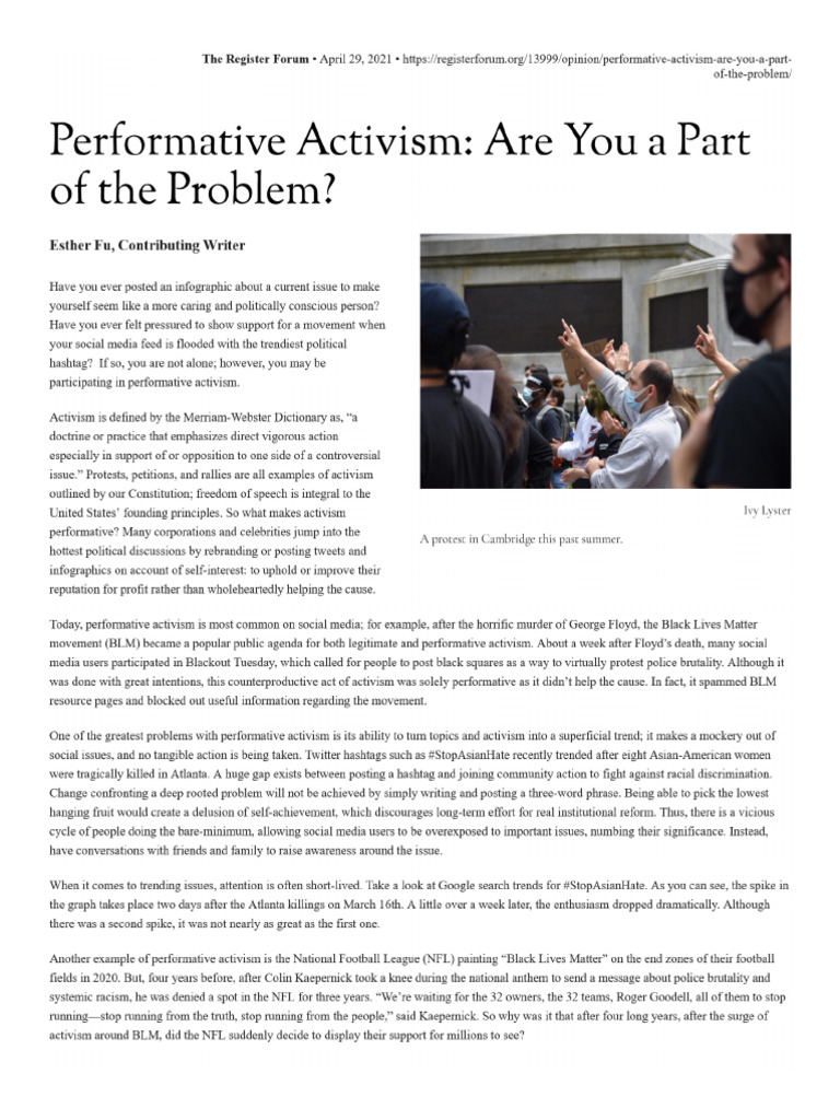 performative-activism-are-you-a-part-of-the-problem | PDF
